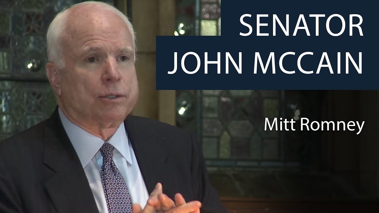 Senator John McCain | Mitt Romney | Oxford Union - YouTube