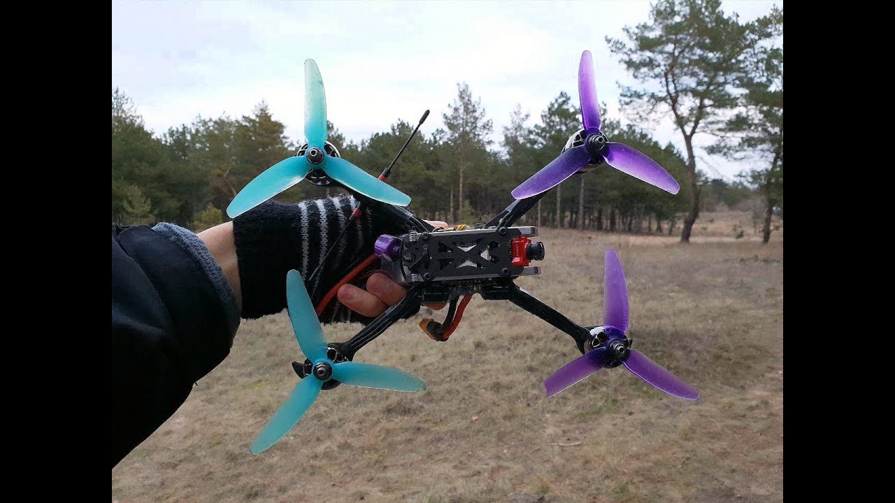 Flywoo Drone Lost Prop! Betaflight 4 Test - Полет без куска лопасти ...