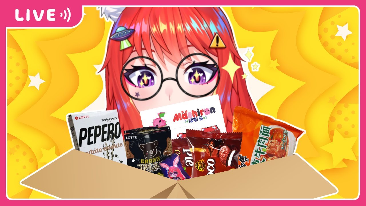 Uma Box de Snacks Asiáticos SOBRE MIM?! - VTuber BOX Mashiron - YouTube