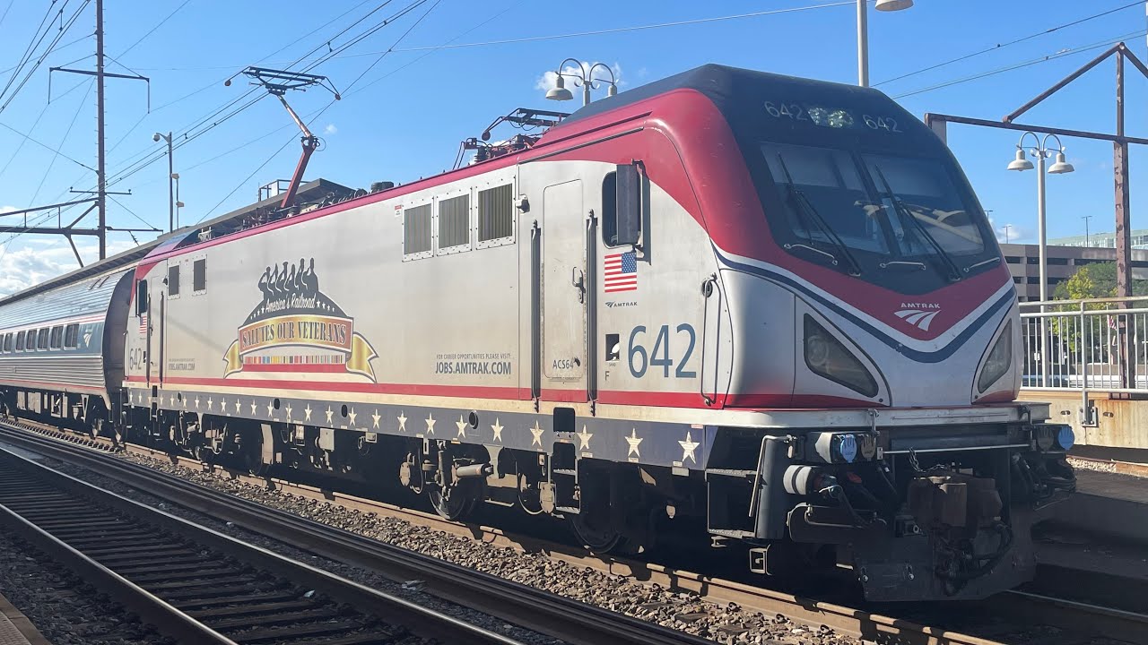 Trackside Northeast Corridor from Philadelphia to Washington DC - YouTube