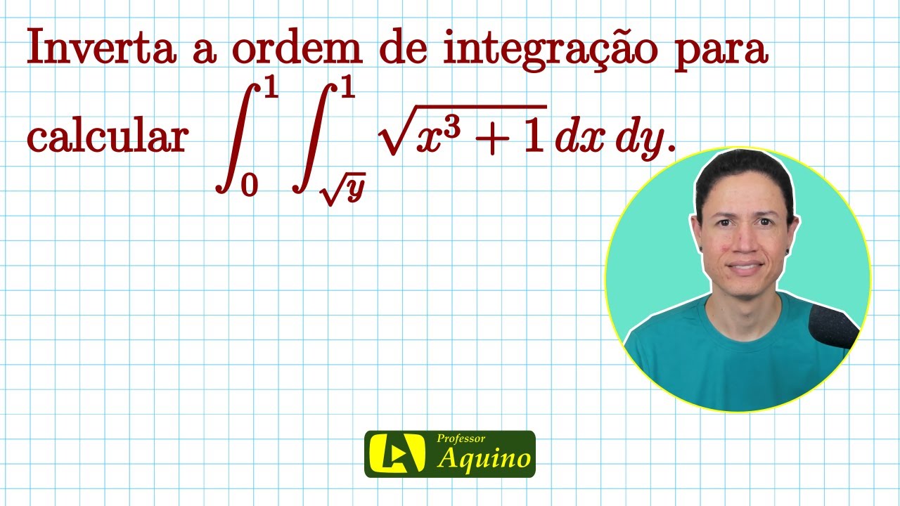 Integral Dupla - Inverter ordem de integração. | #3 Exercício de ...