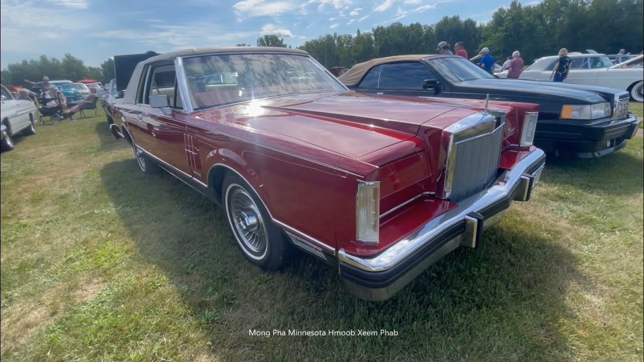 A Beautiful Red/White 1980 - 1983 Lincoln Continental Mark VI (Land Yacht) - YouTube