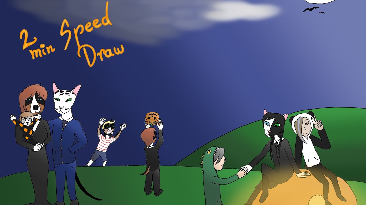 Happy Halloween | Speed Draw - YouTube