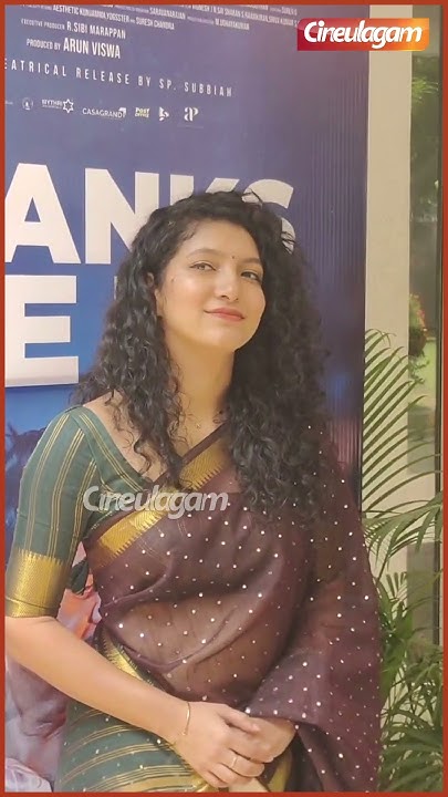 3 BHK Actress Meetha Raghunath Looking Gorgeous In Saree - YouTube