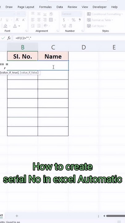 How to Create Automatic Serial No in excel #dj #exceltech #excelshortcuts #viral #excel #tricks ...