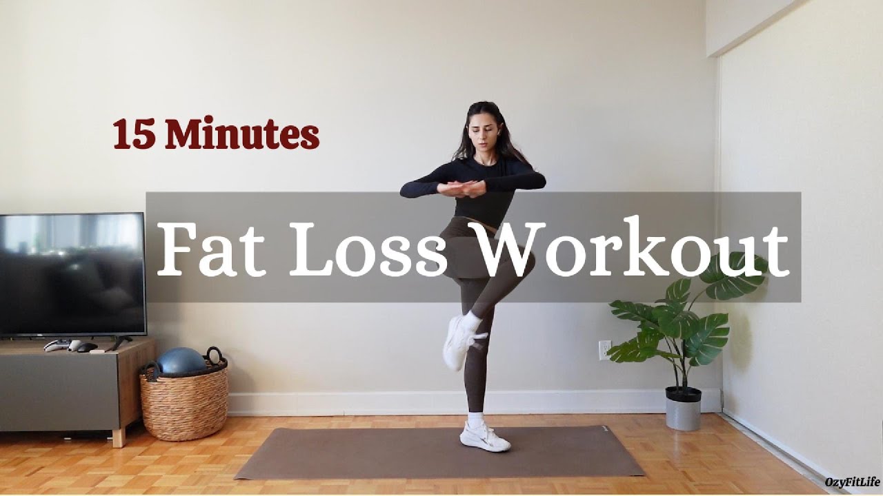 15-Minute Fat Loss Workout | Full-Body Cardio | No Repeat | Warm-Up ...