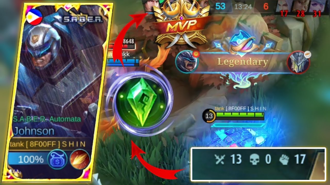 PLEASE NERF JOHNSON!!! ONE HIT MAGE JOHNSON - BUILD JOHNSON MAGE DAMAGE ...