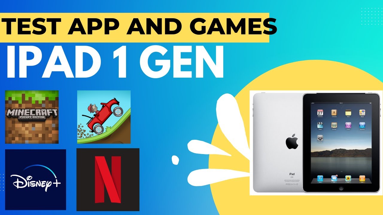 Test all app and games on ipad 1 Generation - YouTube