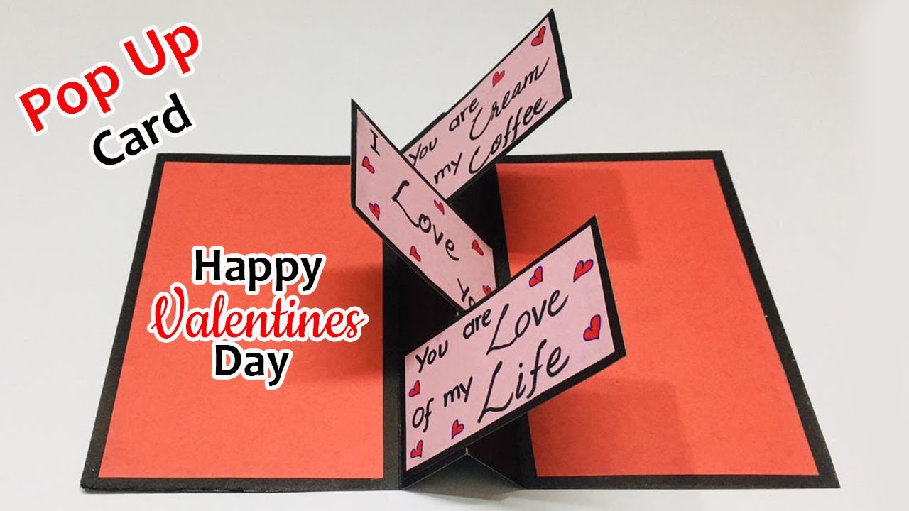 Pop Up Valentines Day Card | Valentine Cards Handmade | Greeting Cards ...