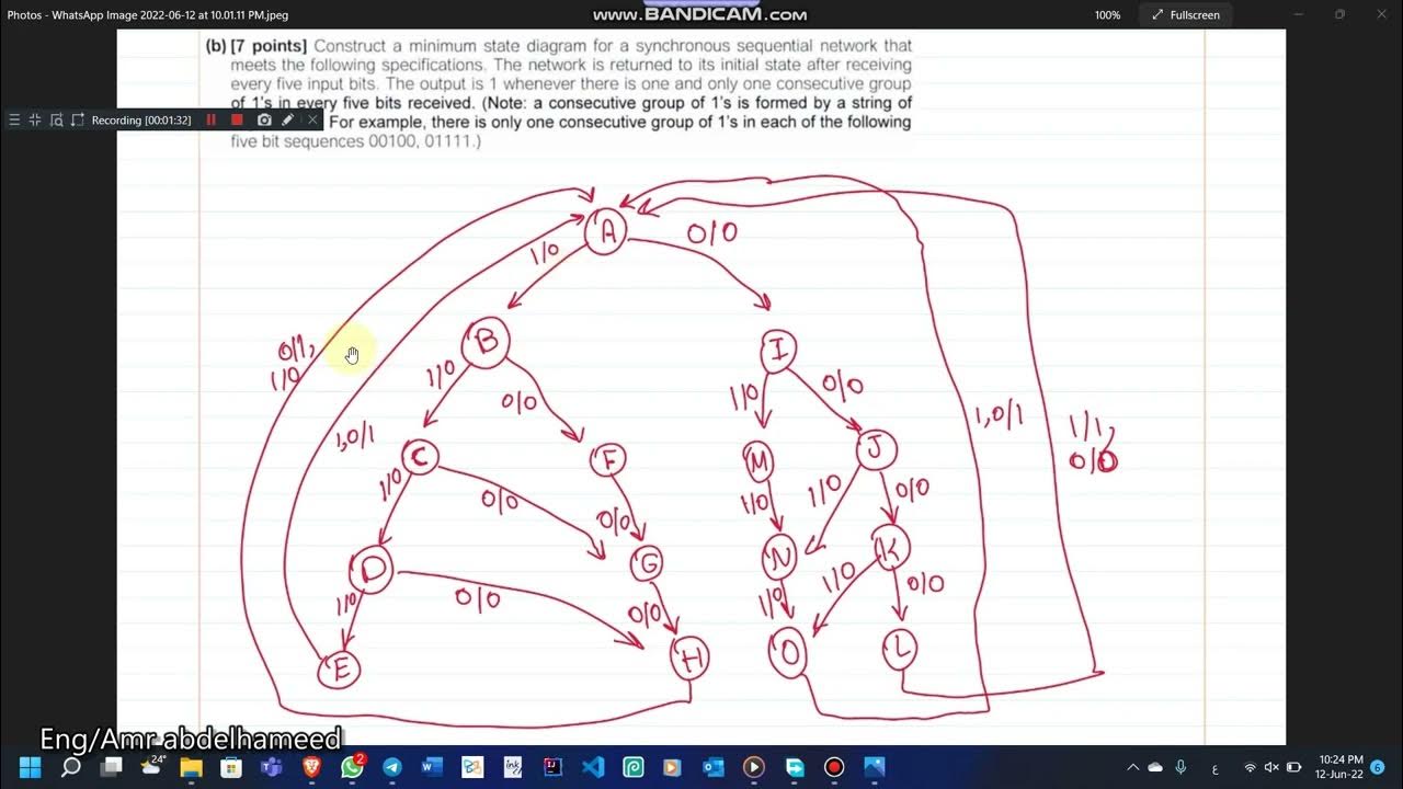 state diagram example logic - YouTube