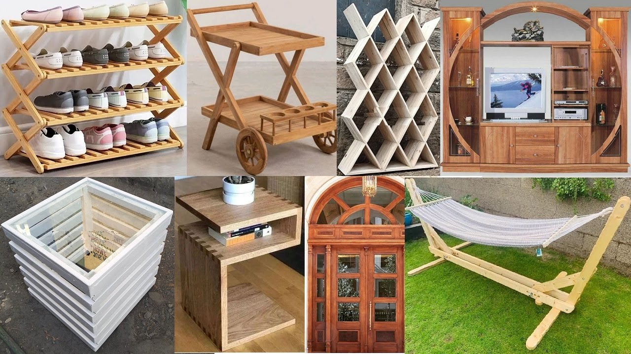 Stylish Wood Furniture Ideas for Your home or office - YouTube