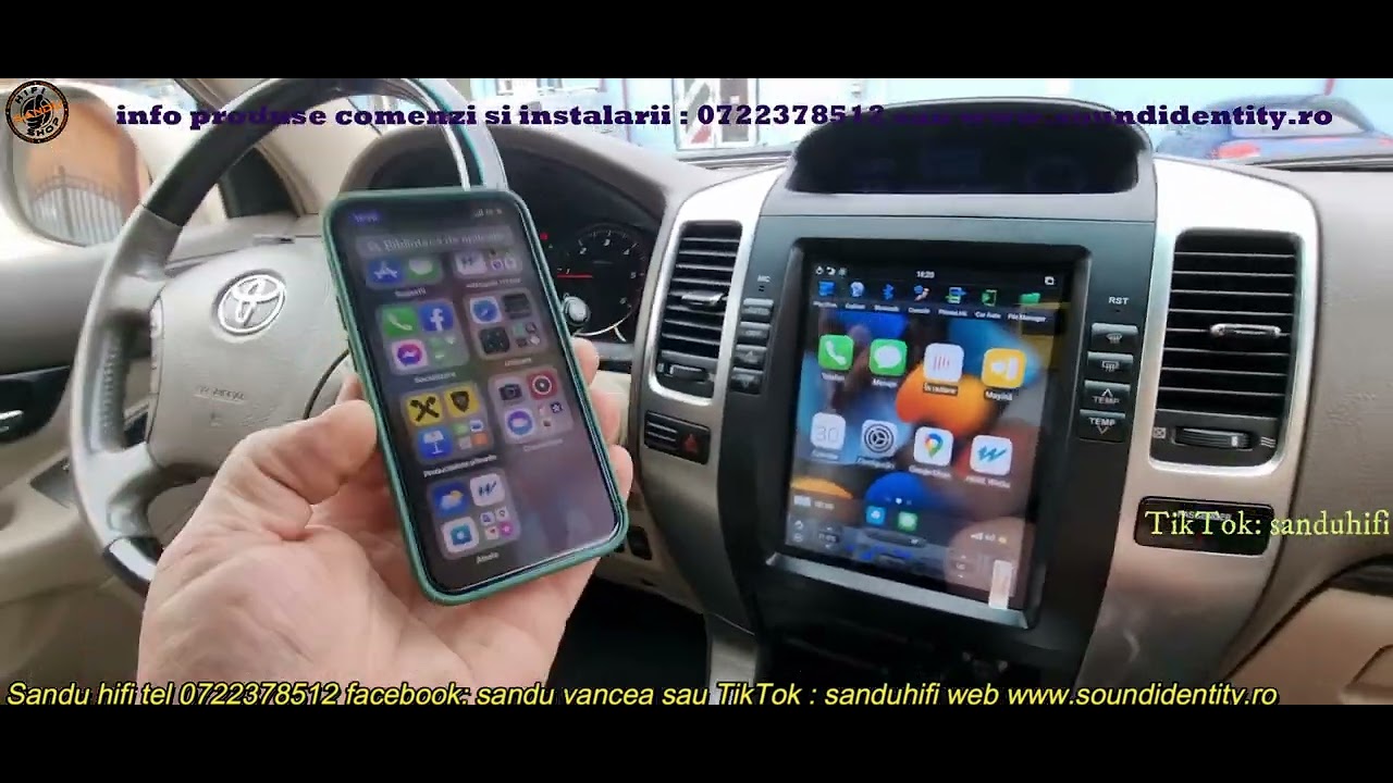 TOYOTA J120 TESLA APPLE CARPLAY ANDROID VARIANTA 2022 CAMERA MARSARIER ...