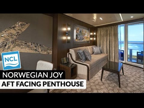 The Haven Aft Facing Penthouse on the NCL Joy Room Number 14316 - YouTube