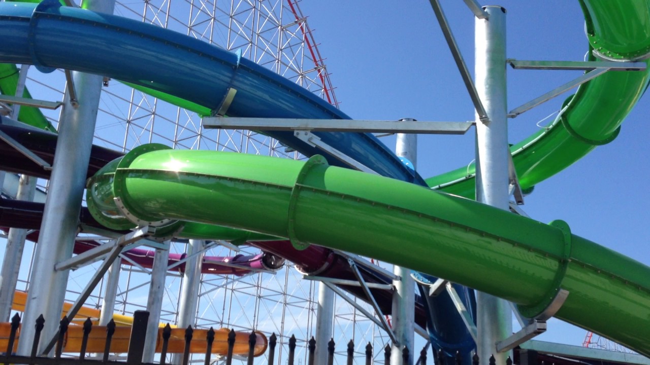 Cedar Point Soak City Water Park DROP FLOOR SLIDE Update 1 - The ...