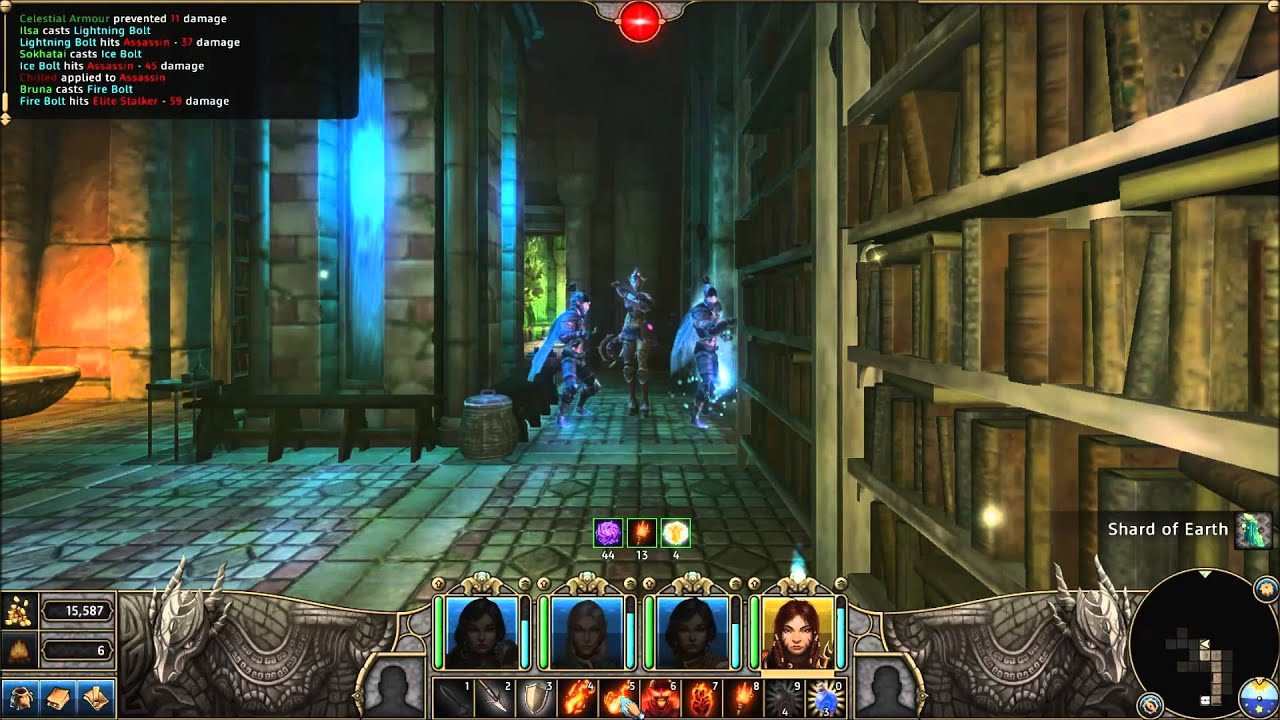 Might and Magic X Legacy Elemental Forge 1st Entry Earth Boss Killed ...
