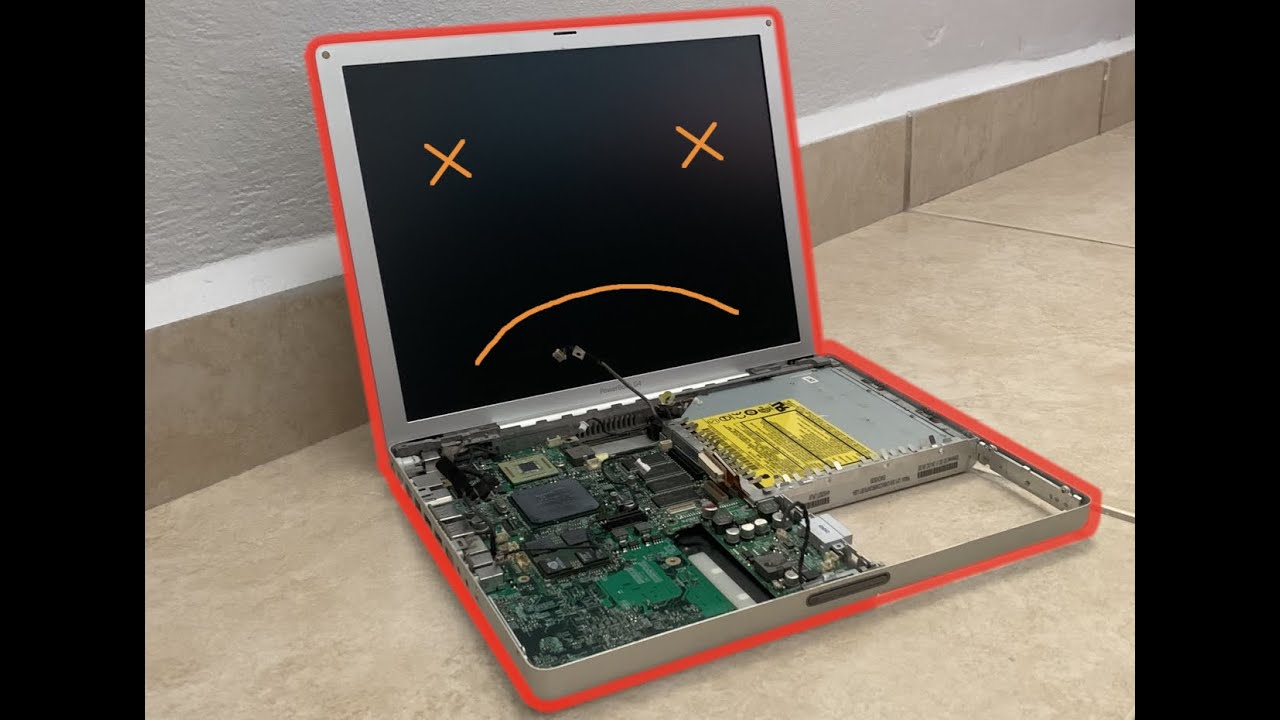 Attempting to restore my PowerBook G4 with failed GPU - YouTube