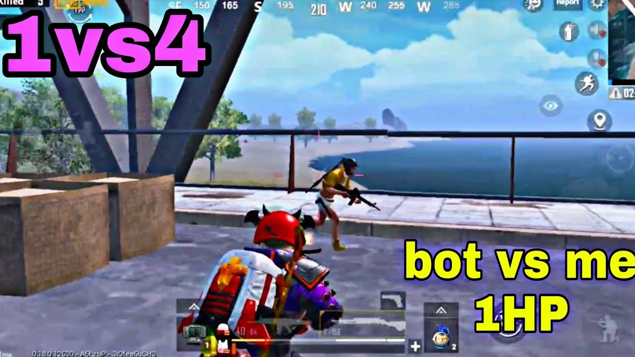 Can I survive 1 HP with BOT ||Subscribe & share|| Go Pro gaming - YouTube