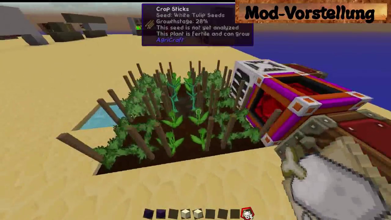 Agricraft [Minecraft-Tutorial] : Samen, Zucht & Extras - YouTube