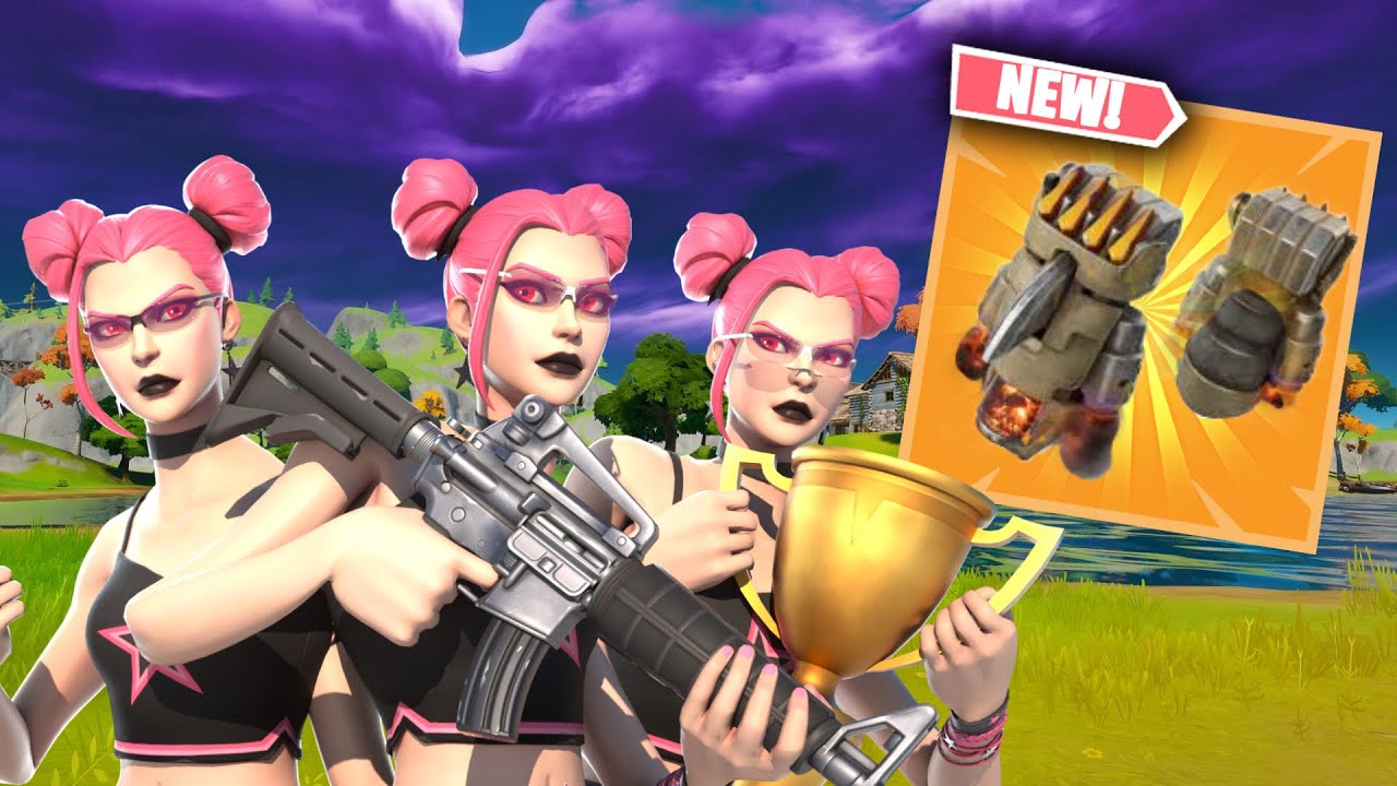 Trying To Win A Fortnite Game With Nitro Fist (Must Watch) - YouTube