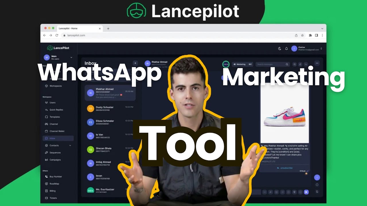 Lancepilot Lifetime Deal - WhatsApp Cold Outreach Tool! - YouTube