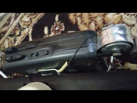 Handmade cassette player with outside motor