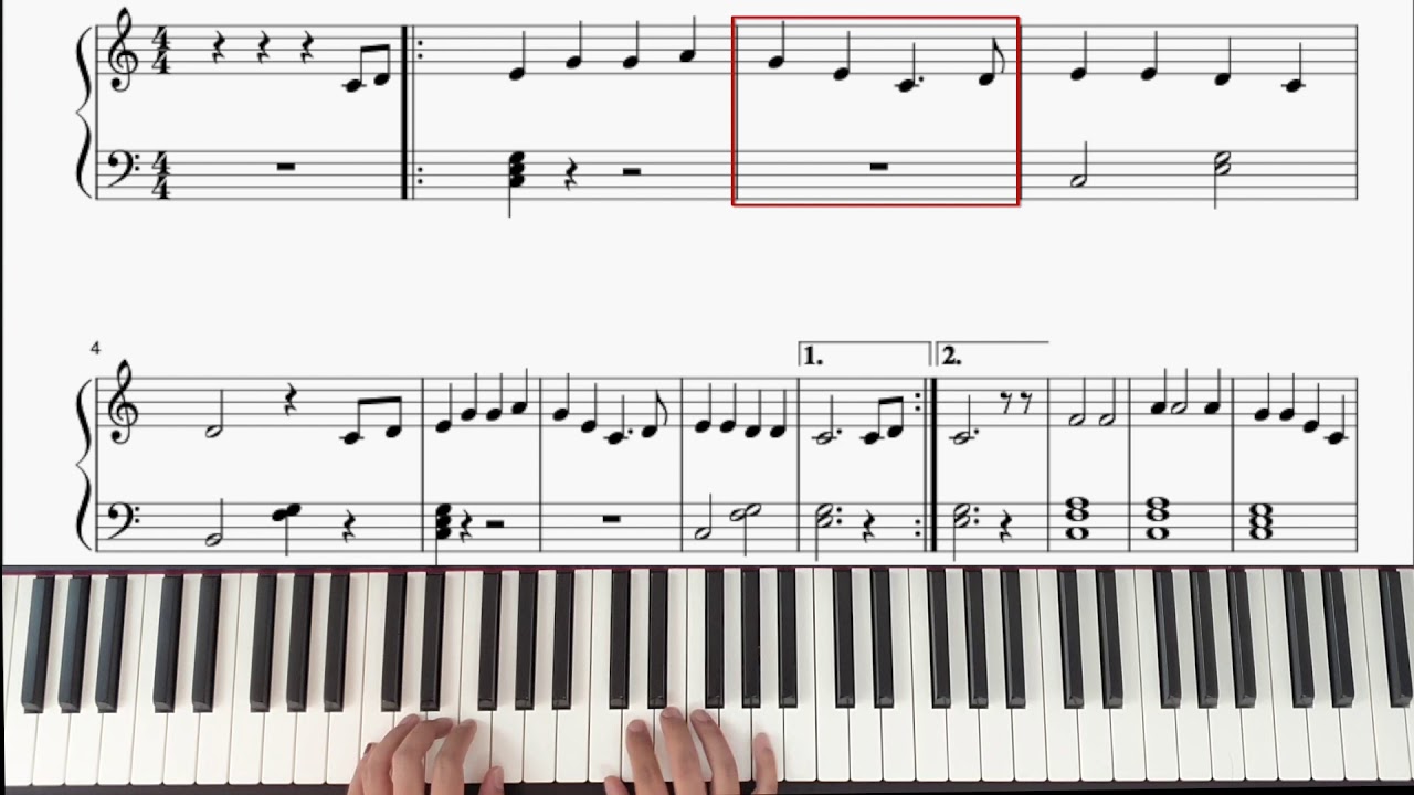 တီးခတ်လေ့ကျင့်မှု Session 4 (Oh ! Sussana) ( Repeat / Volta Brackets ...