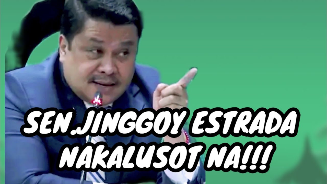 SENATOR JINGGOY NAKALUSOT NA SA PANDARAMBONG!!! - YouTube