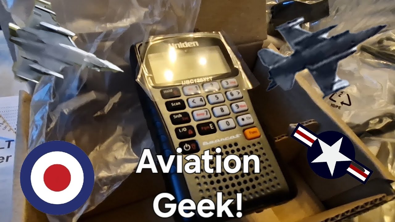 Unboxing The Uniden UBC125 XLT Aircraft Scanner. Mach Loop Avgeek 🤓 ...