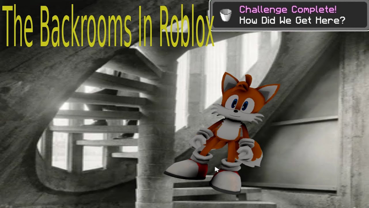 How to go to the BACKROOMS in ROBLOX SONIC.. - YouTube