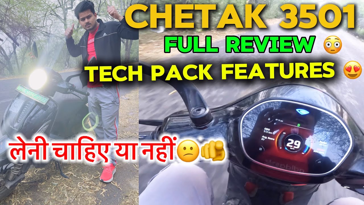 Chetak 3501 Full Review 😍 On & Off , Range Test , Space , Techpack ...