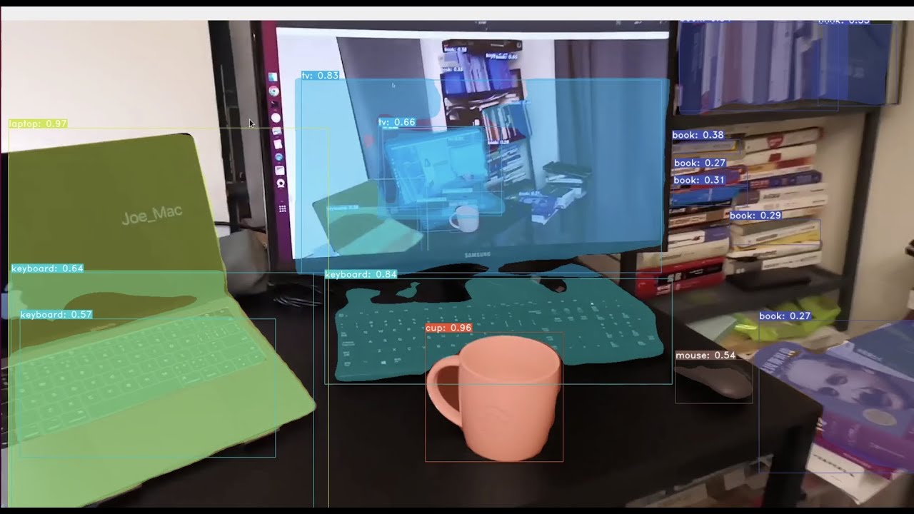 Mobile phone real-time object segmentation - YouTube