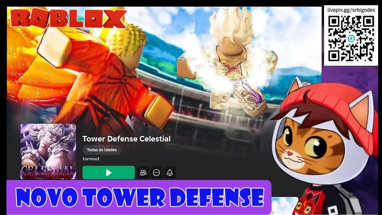 ROBLOX | NOVO TOWER DEFENSE - CELESTIAL TOWER DEFENSE #robloxbrasil - YouTube