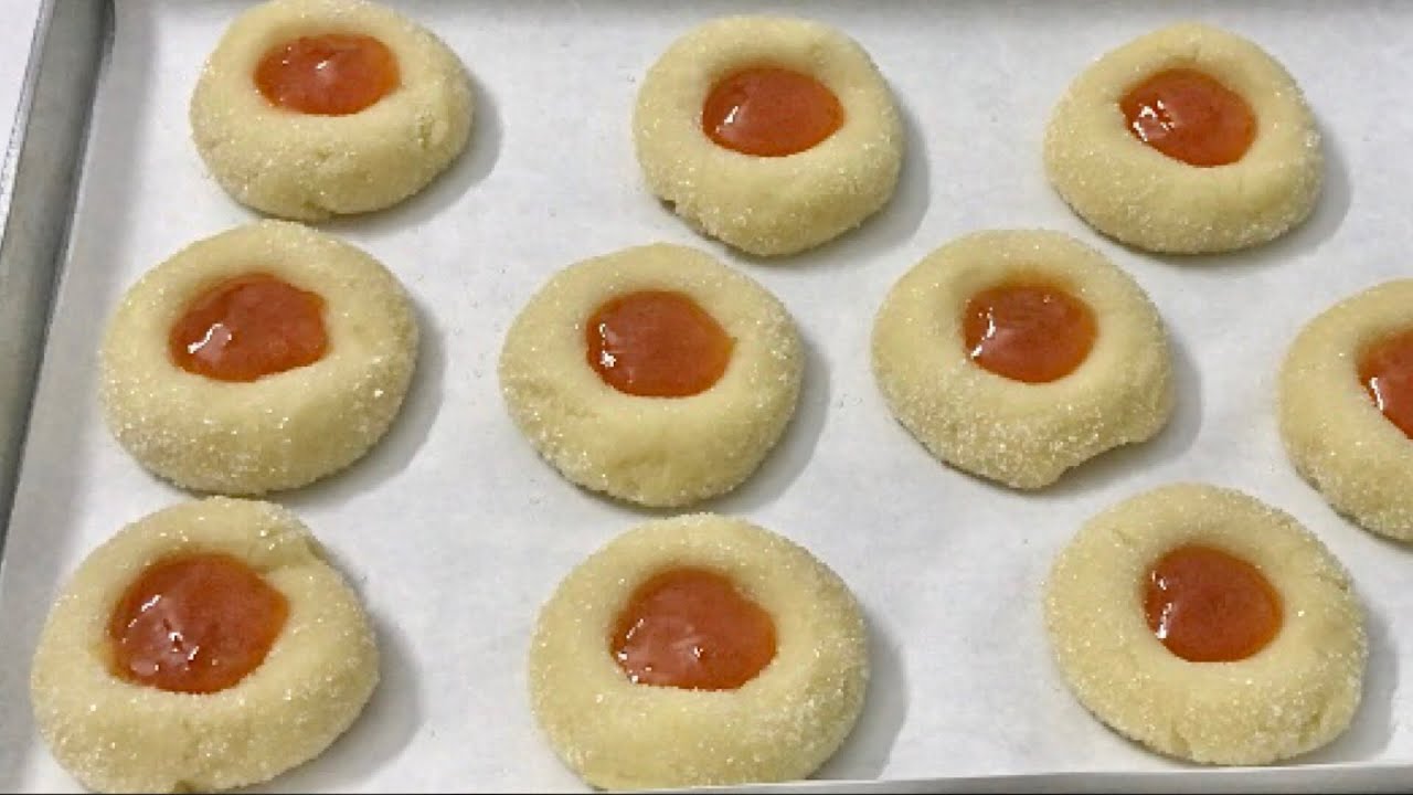 These Jam Cookies Will Make Everyday | Delicious Jam Cookies - YouTube