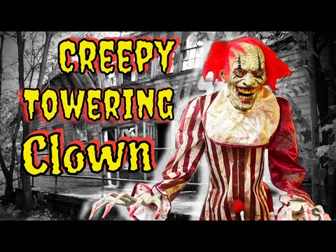 Spirit Halloween- Creepy Towering Clown Unboxing/Setup 🎃 - YouTube