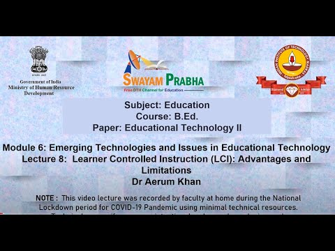 Learner Controlled Instruction_Advantages and Limitations #CH25SP # ...