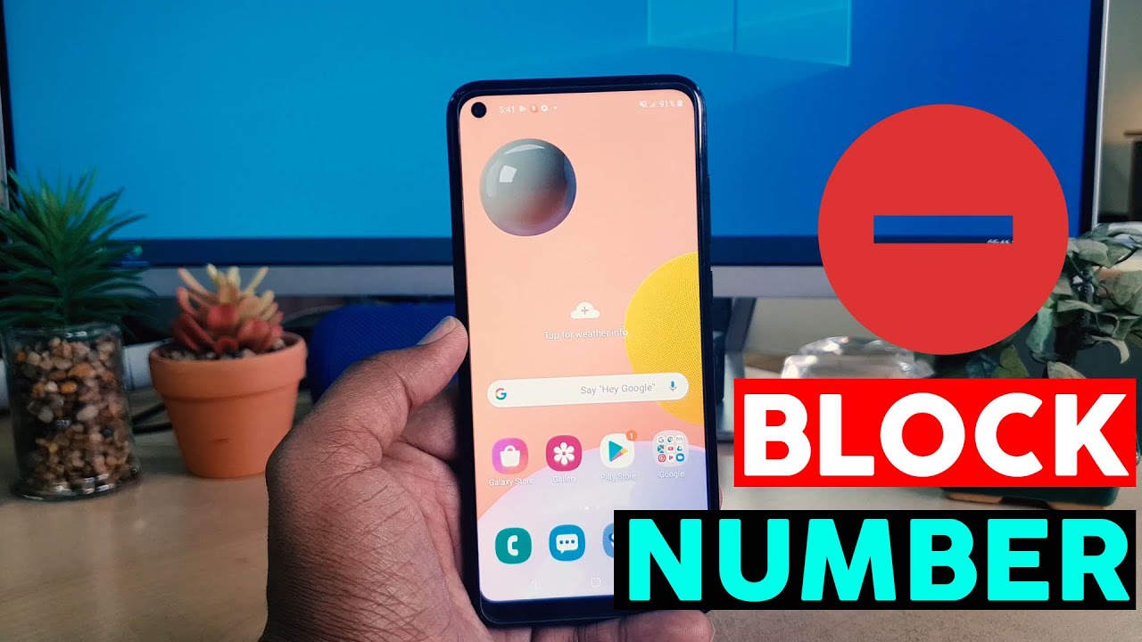 How to Block Contact in Samsung Galaxy A11 - Block Calls & Texts - YouTube