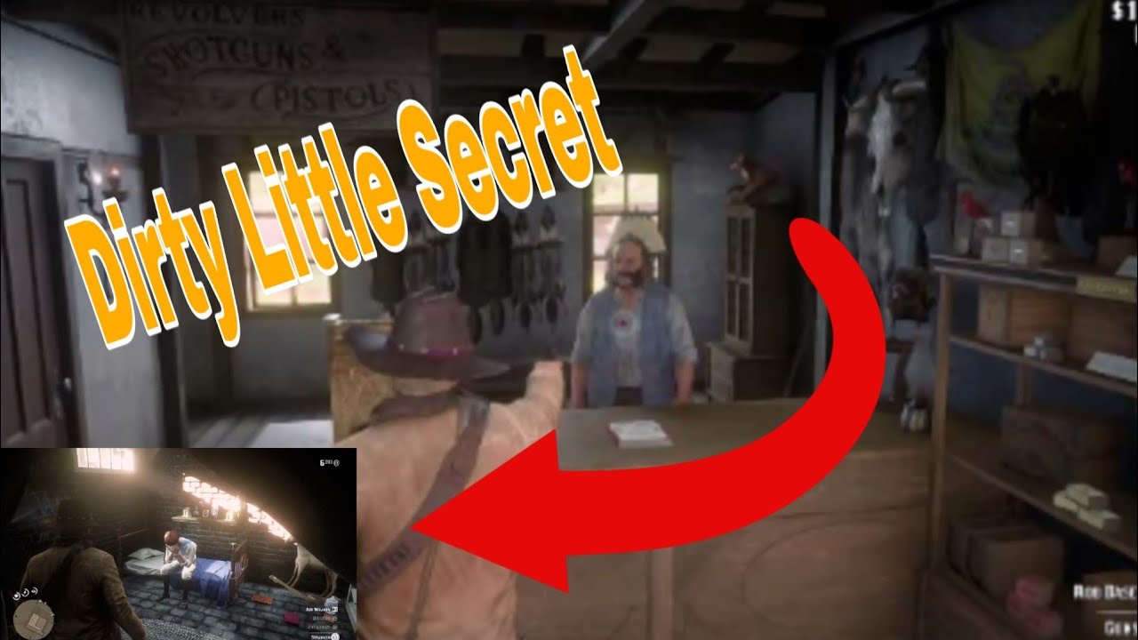 Red Dead Redemption 2 Rhodes Gunsmith's Secret - YouTube