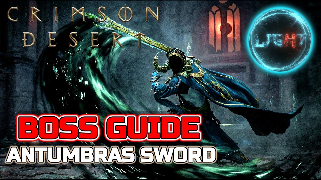 Crimson Desert ANTUMBRAS SWORD Boss Gudie just Press Alt XD - YouTube