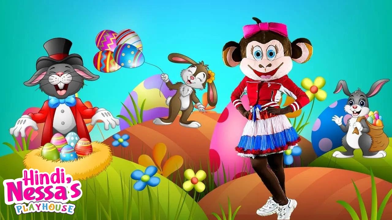 Ten Easter Friends | Kids Songs in Hindi | Easter Counting Song - YouTube