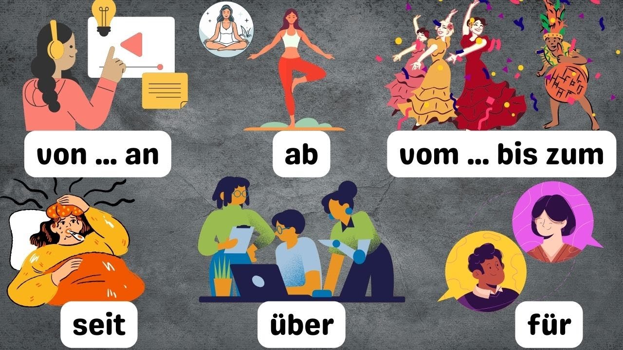 Temporale Präpositionen A2 Teil 2 | ab, seit, von ... an, vom ... bis ...