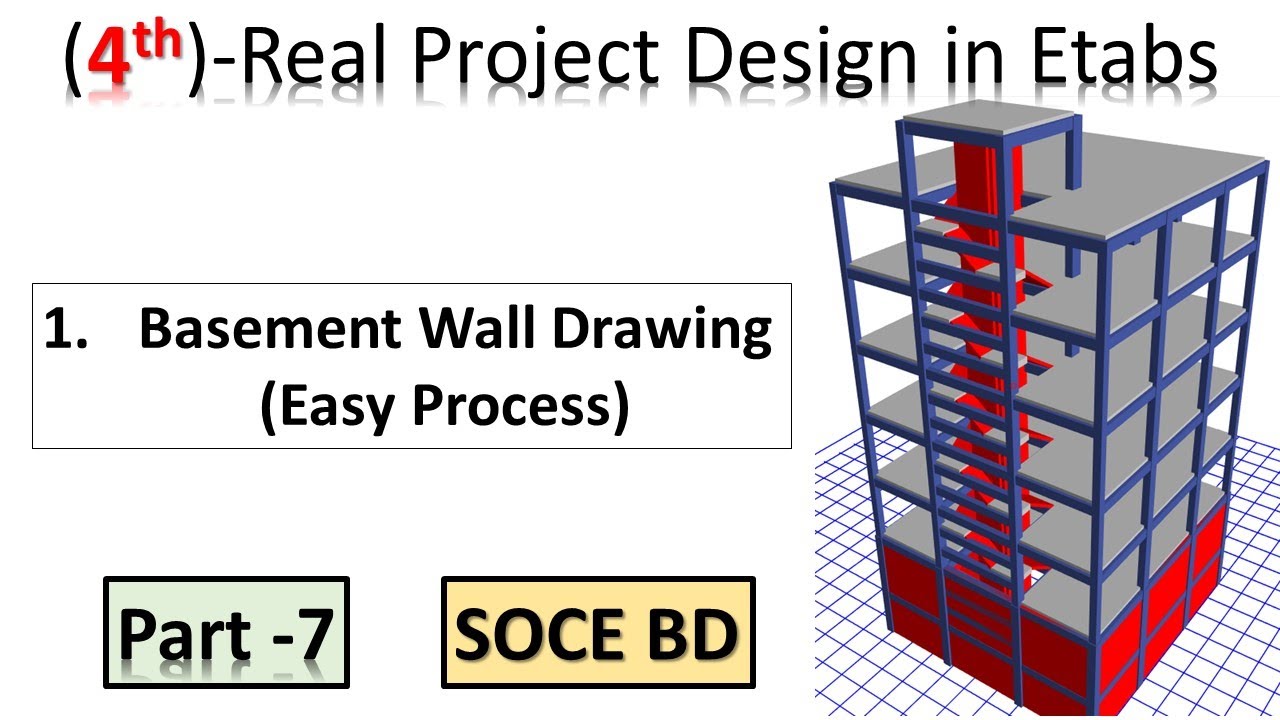 7. Complete six storey building design in etabs 2016 As Per BNBC 2020 ...