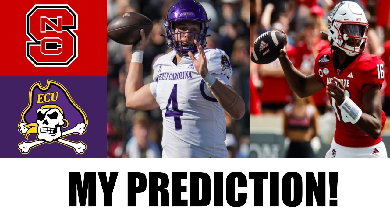 NC State vs ECU | 2025 College Football Prediction! - YouTube