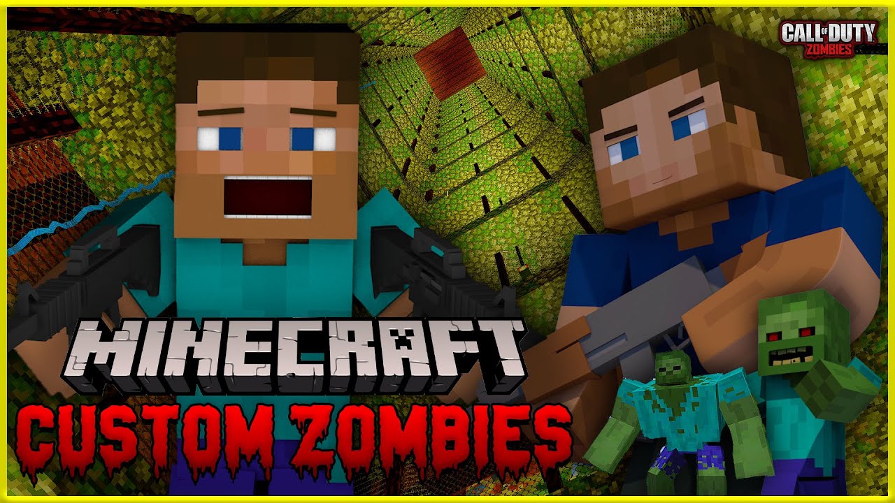 MINECRAFT TOWER CHALLENGE | CUSTOM ZOMBIES MAP - YouTube