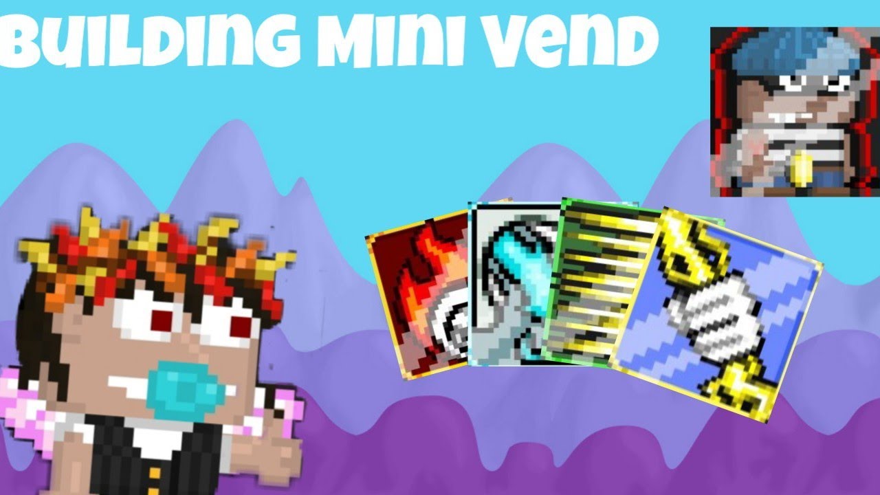 Build Mini Vend + Crime Pack Profit?? - Growtopia - YouTube