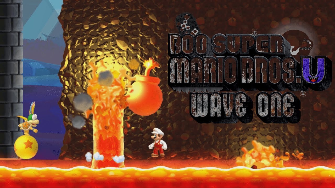 BOO Super Mario Bros.U Wave One #3 Walkthrough 100% - YouTube