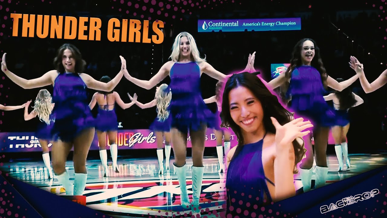 THUNDER GIRLS | OKC Thunder Dancers | December 31, 2024 | NBA Season 24/25 - YouTube