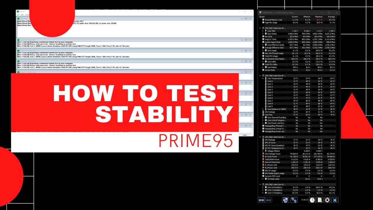 How To Use Prime95 For Checking System Stability | i9 10900kf - YouTube