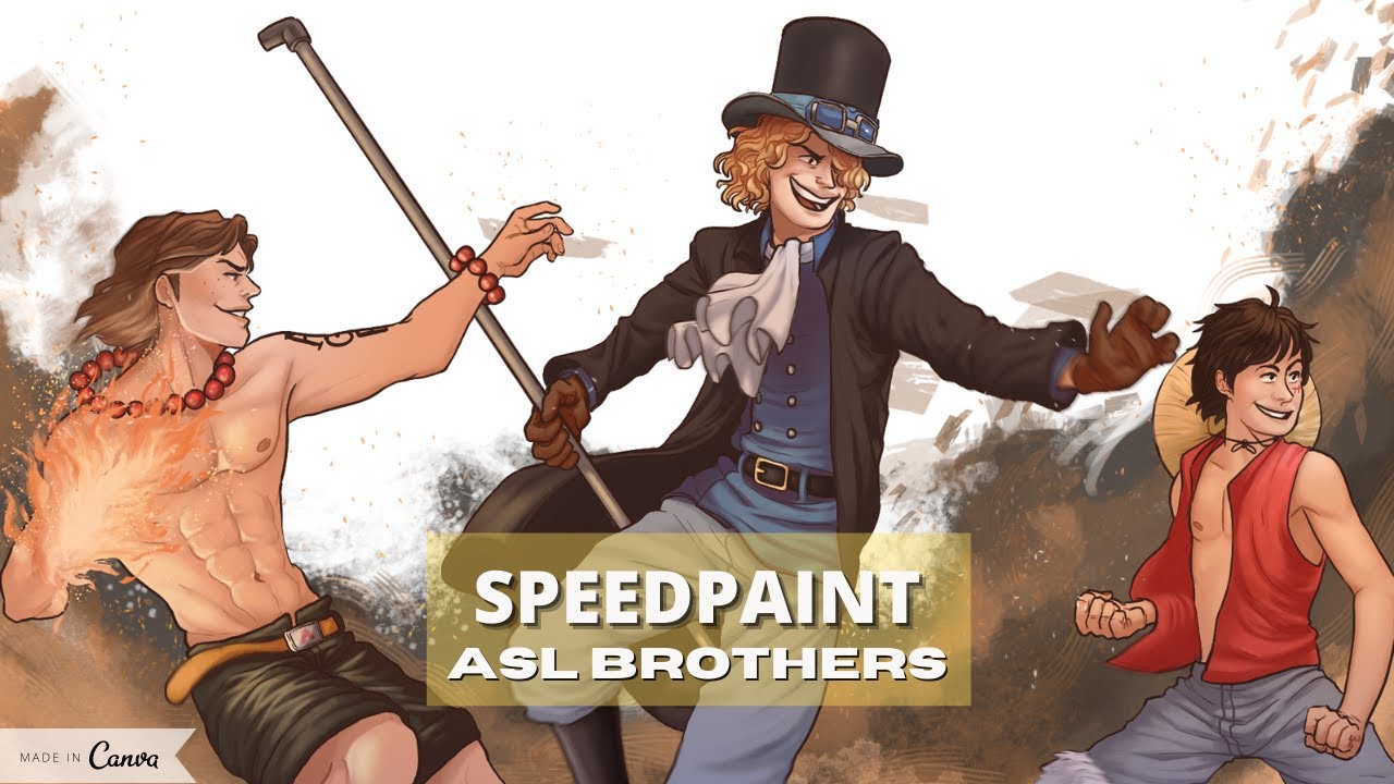 One Piece Speedpaint [ASL Brothers] - YouTube