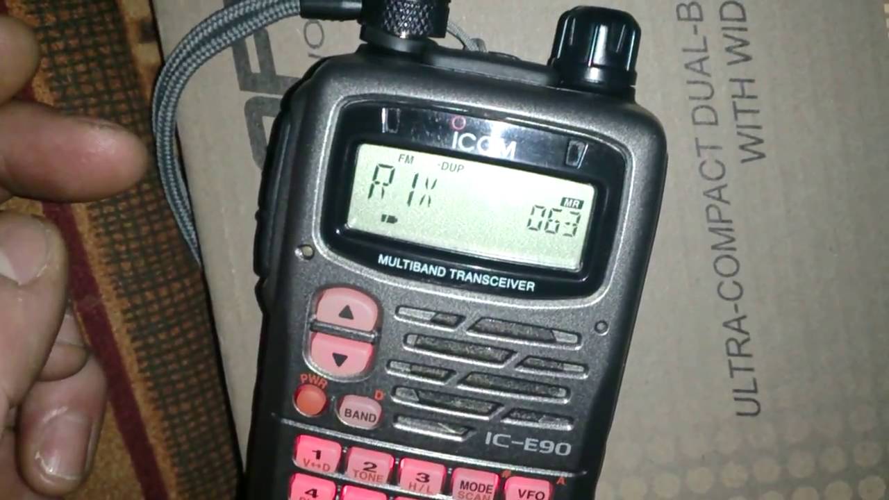 ICOM IC-E90 (Reupload from old Channel) - YouTube