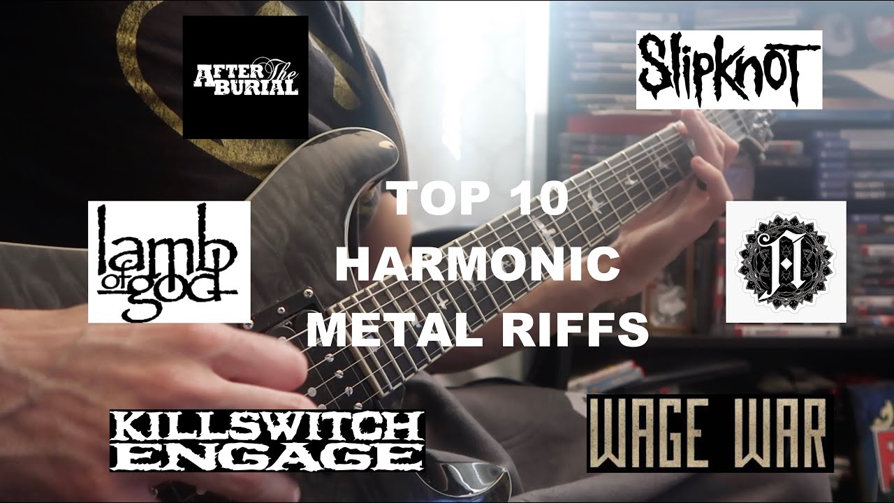 Top 10 HARMONIC Metal Riffs - YouTube